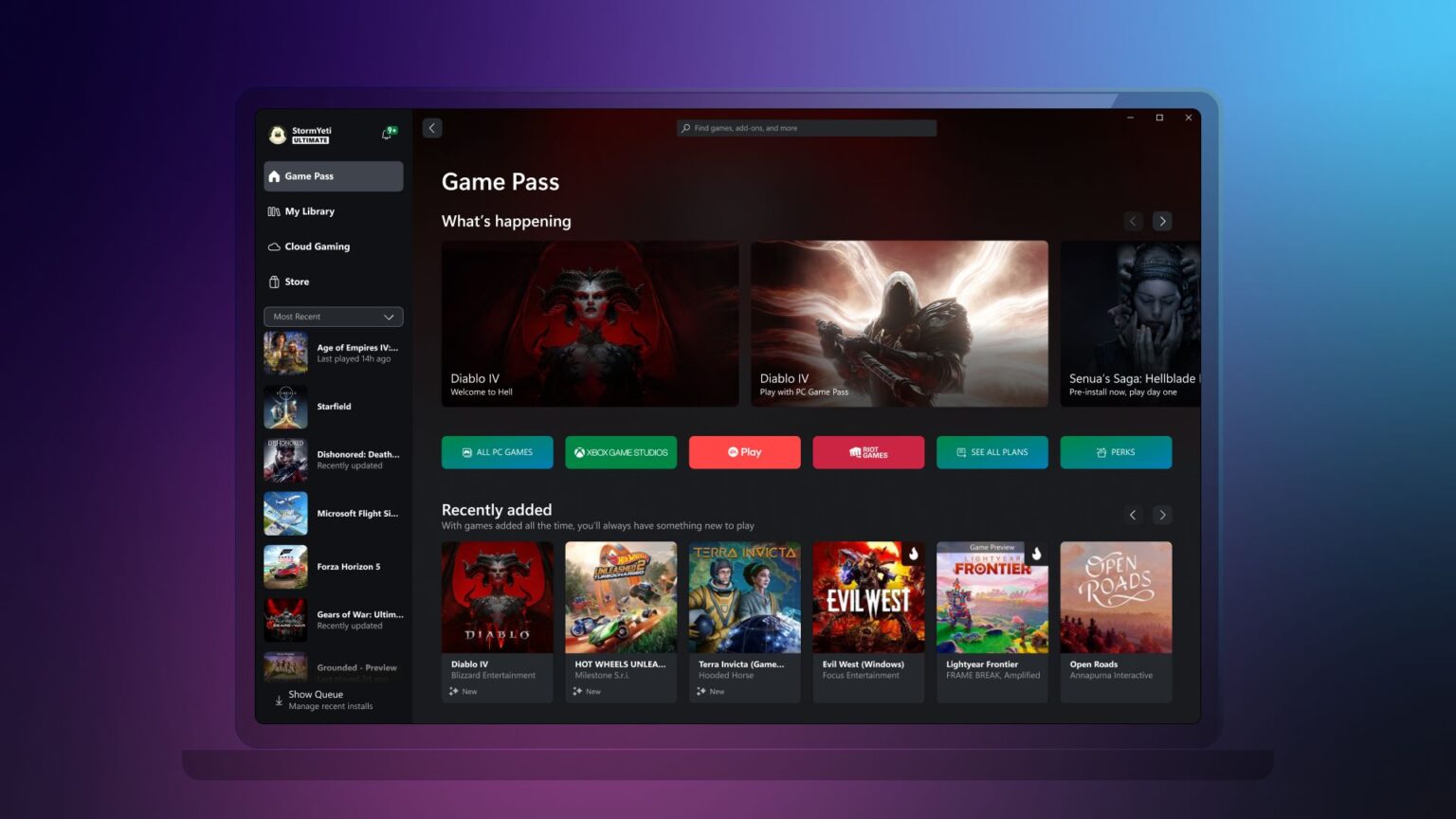 Game Hubs Now Available for all PC Players - Xbox Wire