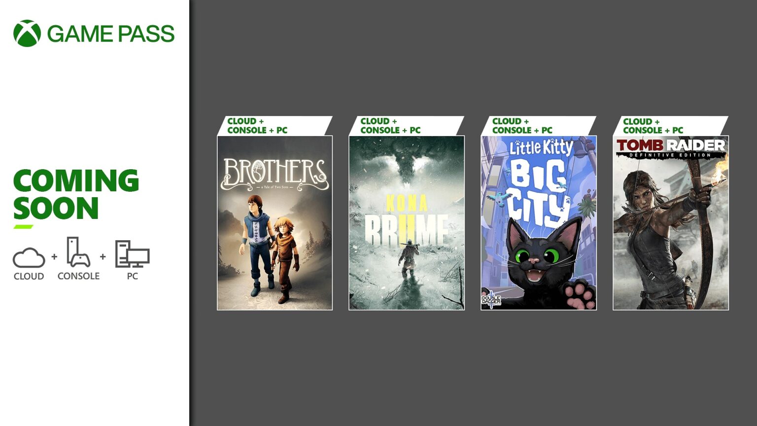 Coming to Xbox Game Pass: Little Kitty Big City, Tomb Raider: Definitive Edition, and More ...