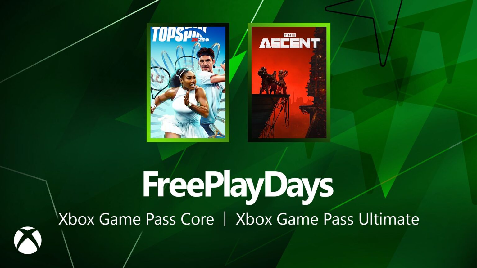 Free Play Days – TopSpin 2K25 and The Ascent - Xbox Wire