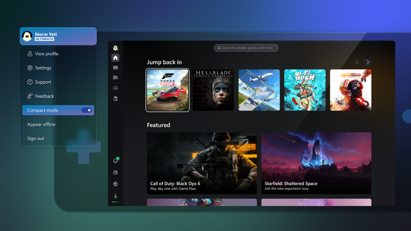 New Home Experience in the Xbox App on Windows Is Available for Xbox ...