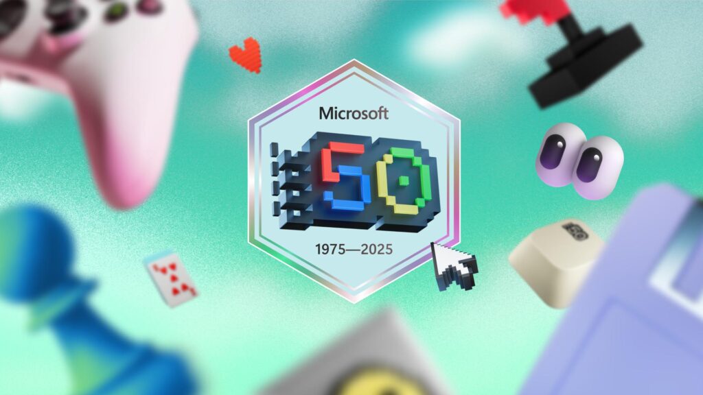 Thank You for Five Decades Together - Celebrate Microsoft’s Anniversary ...