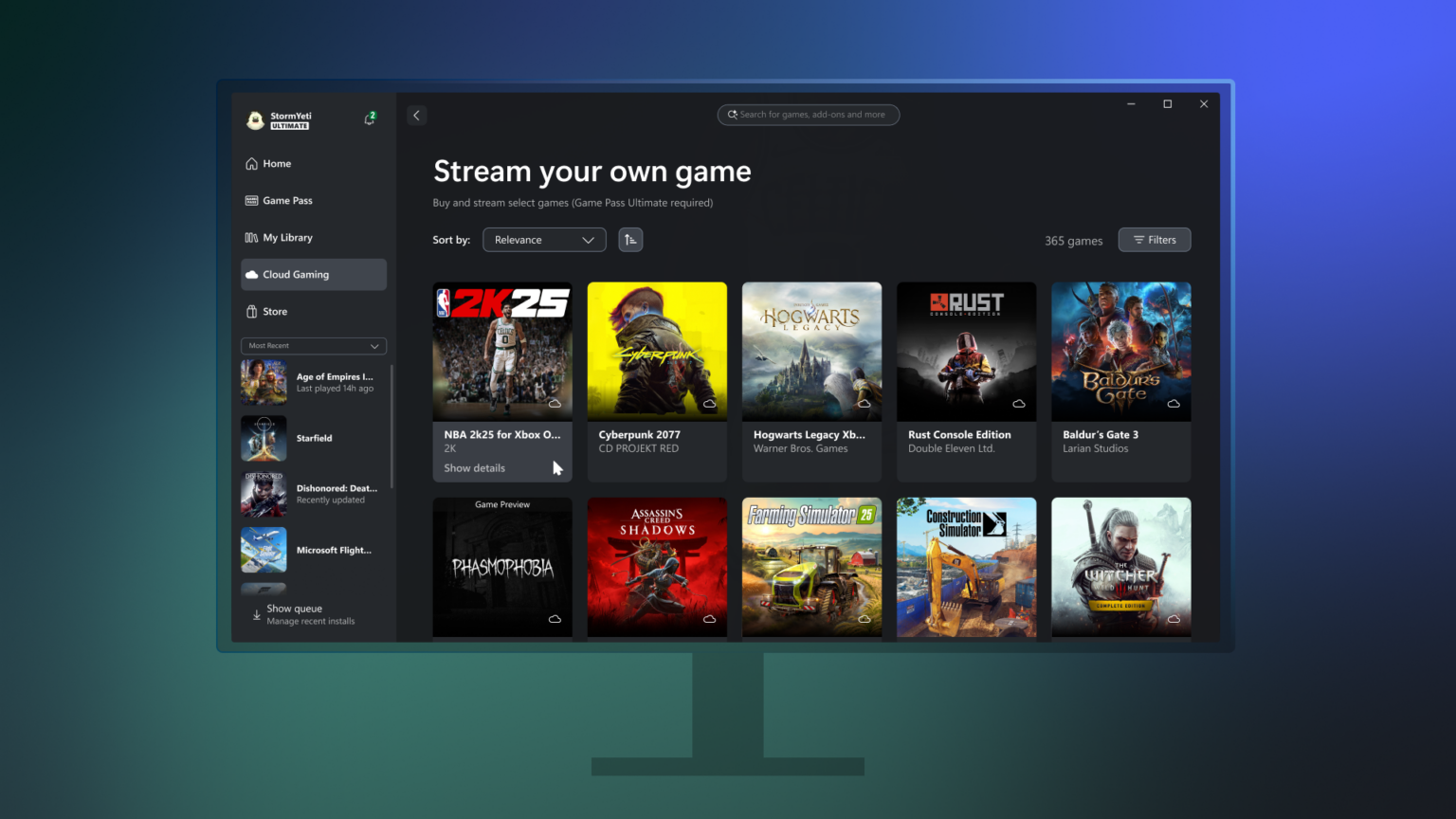 Xbox Insiders with Game Pass Ultimate – Stream Your Own Game on the Xbox PC App - Xbox Wire