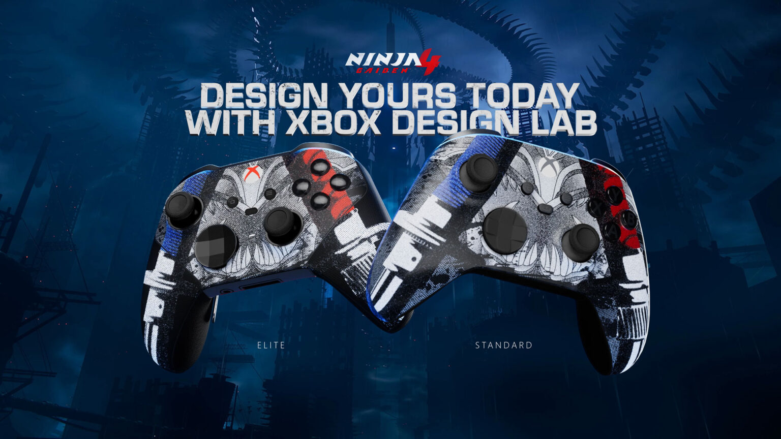 Hack and Slash with New Ninja Gaiden 4 Xbox Design Lab Controllers ...