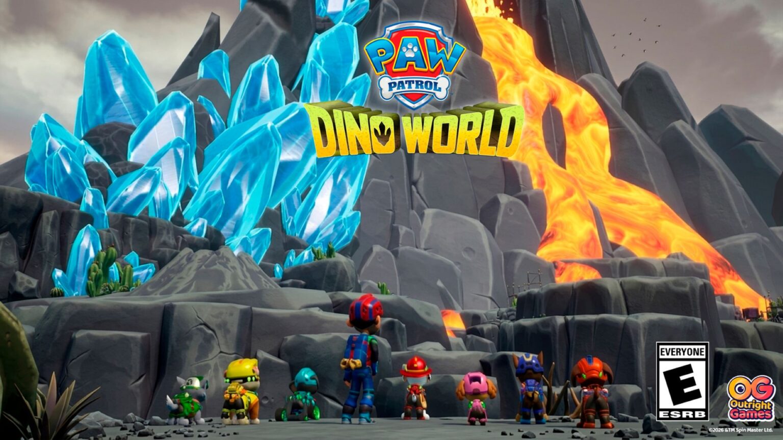 Inside the Volcano Region in PAW Patrol: Dino World - XBOX Wire