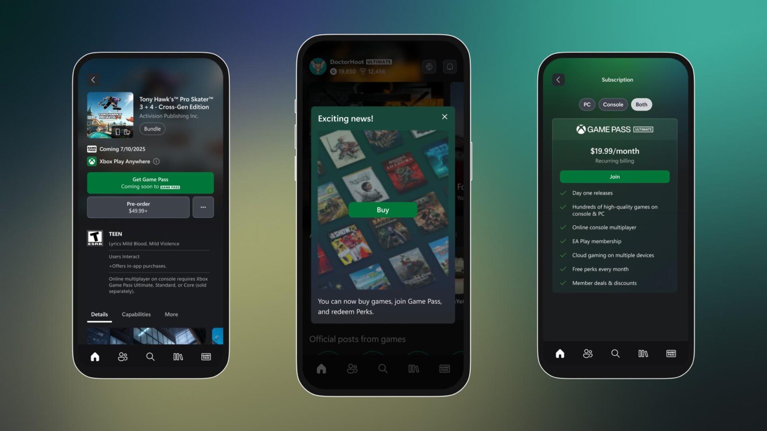 Xbox April Update: Kaufe über die Xbox App neue Spiele, Stream Your Own ...